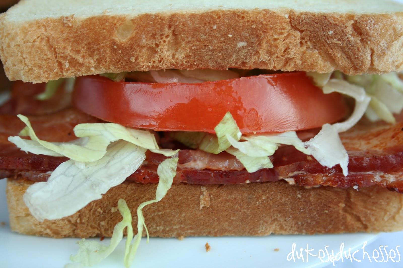 Woven Bacon BLT Sandwiches - Dukes and Duchesses
