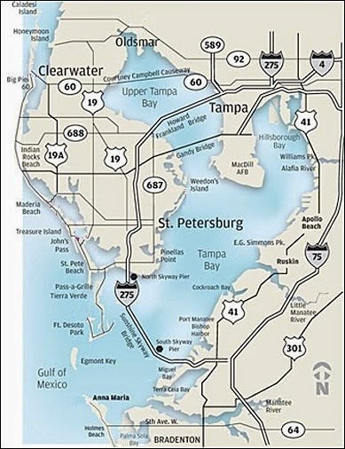 The World in my Mailbox (actually 2 Mailboxes): The Sunshine Skyway ...