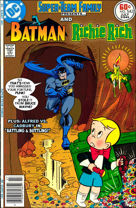 Super-Team Family: The Lost Issues!: Batman and Richie Rich