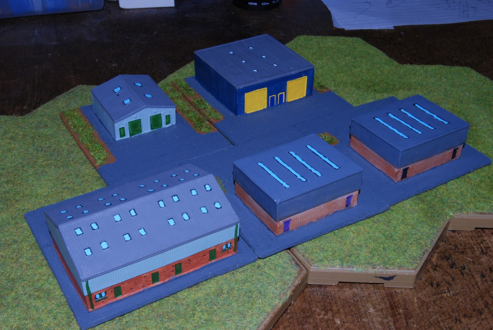 sediment's wargame blog: 6mm Modern Timecast buildings finished