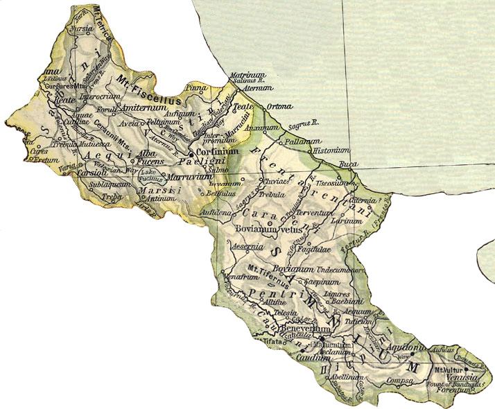 romanoimpero.com: IV REGIO AUGUSTEA - SABINA ET SAMNIUM