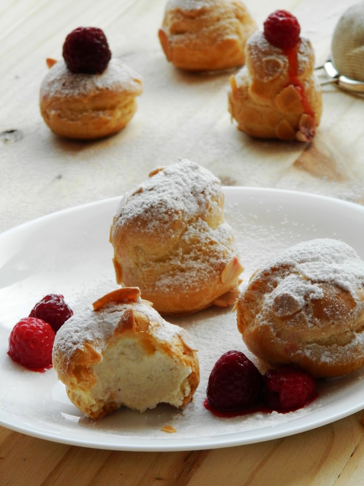 Trognon de pomme: Choux à la mousseline de cheesecake, attention à l ...