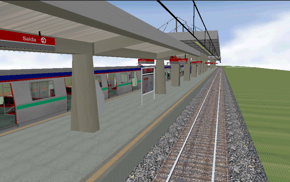 OpenBVE Criações Brasil: Série 9500 e 5500 e Status Linha 8.