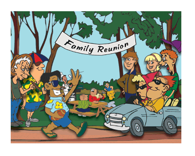 Terpopuler 40+ Cartoon Family Gathering
