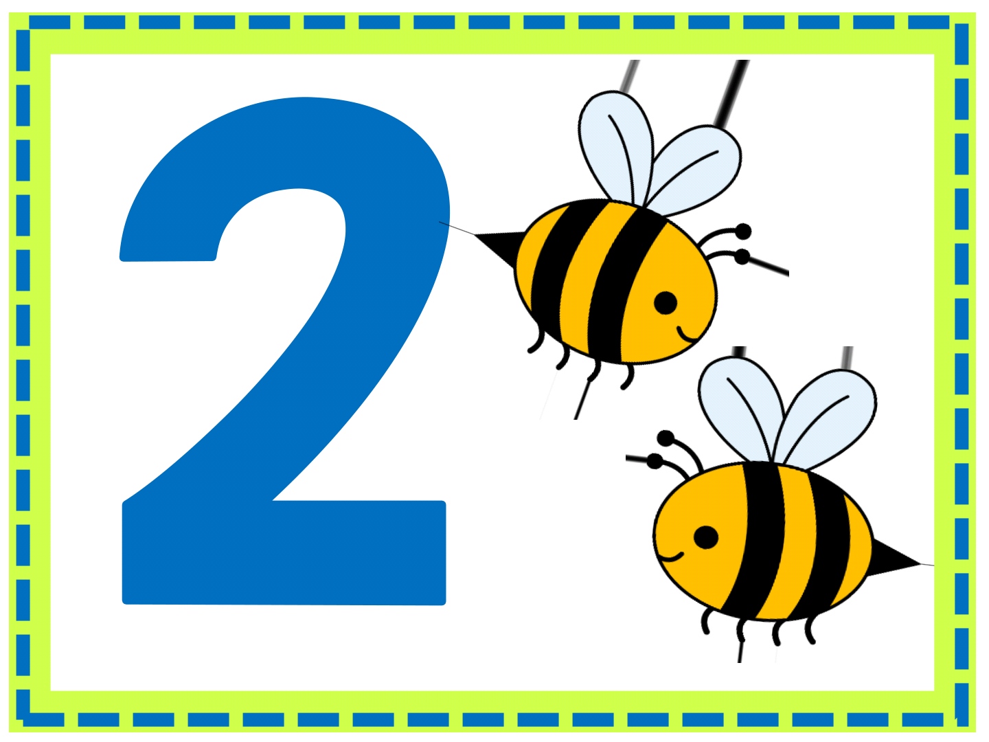 Números Cards coloridos e ilustrados para relacionar o número a ...