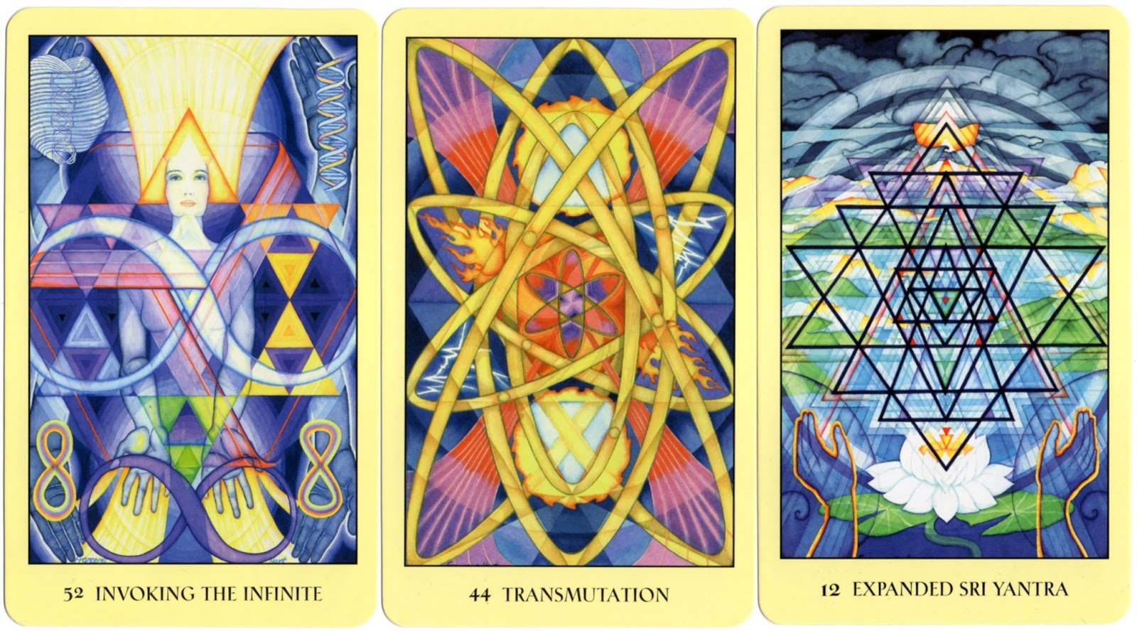 Taro Erdő Lombján a Virágok..: Sacred Geometry Oracle Deck