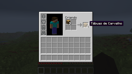 Minecraft aprenda a jogar: iniciando o jogo criando craft table