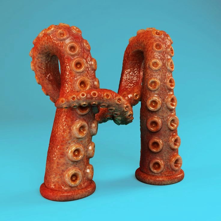 ABCDEFridays: Typography made from Everyday Objects