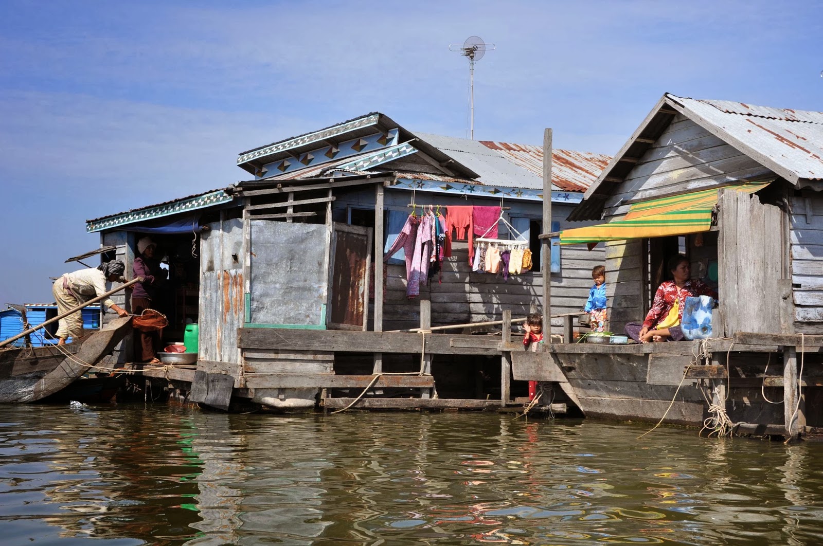 Cambodge, Laos, Vietnam - Ouest Américain (2014): Le village flottant ...