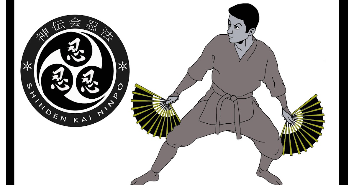 SHINDEN KAI NINPO: 鉄扇術の構え - TESSEN JUTSU NO KAMAE