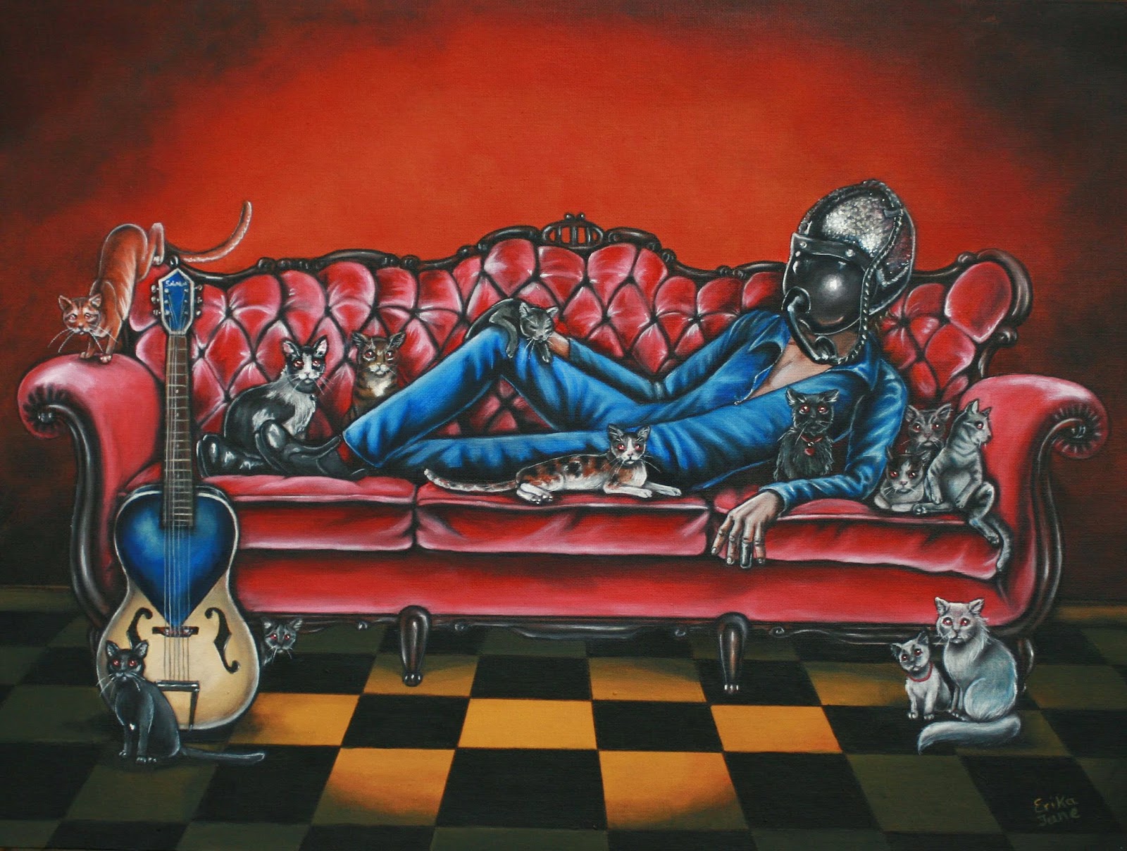 paintings and drawings by erika jane: Bob Log III