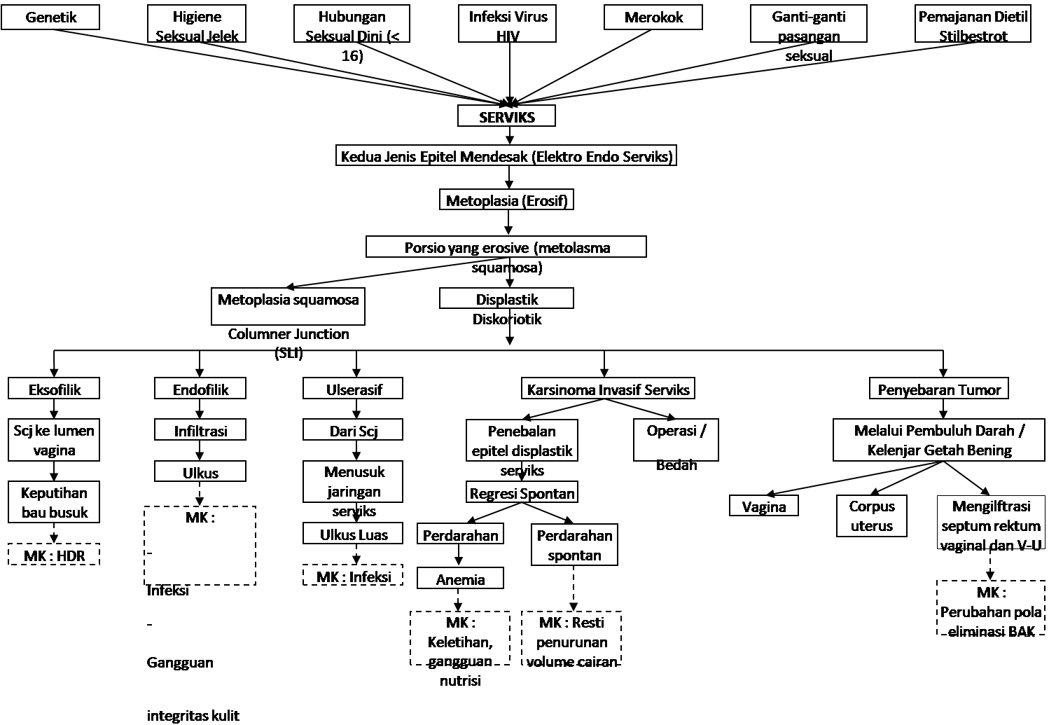 faradilla attamimi: Asuhan Keperawatan Ca Serviks