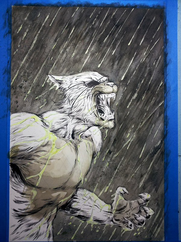 DaveDrawsComics: The Blog!: TMNT Old Hob cover