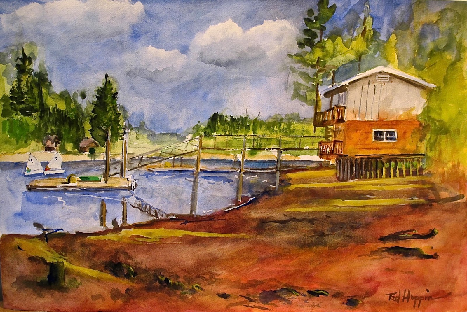 Ted Hoppin Artist: Hidden Cove Road Park, Bainbridge island, WA