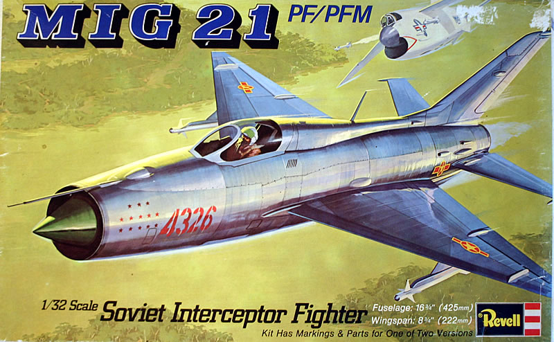 A RED STAR IS BORN: KIT - REVELL - 1/32 MIG-21 PF/PFM