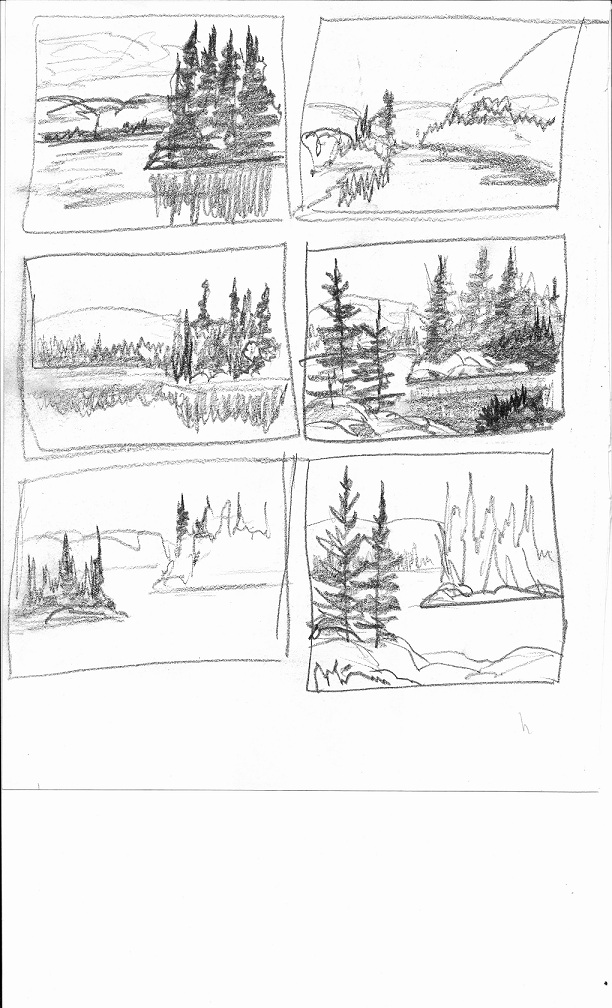 Natural Spaces. Wild Places. Landscape Art by Warren Peterson.: Drawing ...