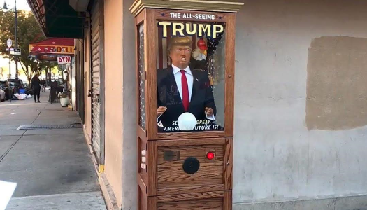 Donald Trump- themed fortune telling machines appear around New York ...