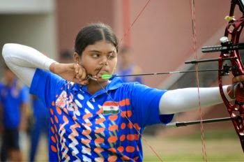 Vennam Jyothi Surekha wins two Gold Medals at the Asia Cup Archery