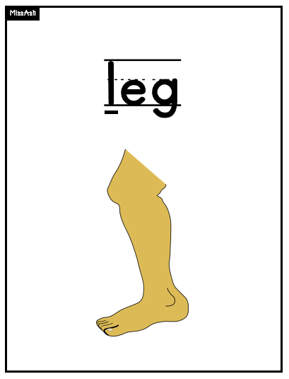 ASH THE TEACHER: h, b, f, l, ss