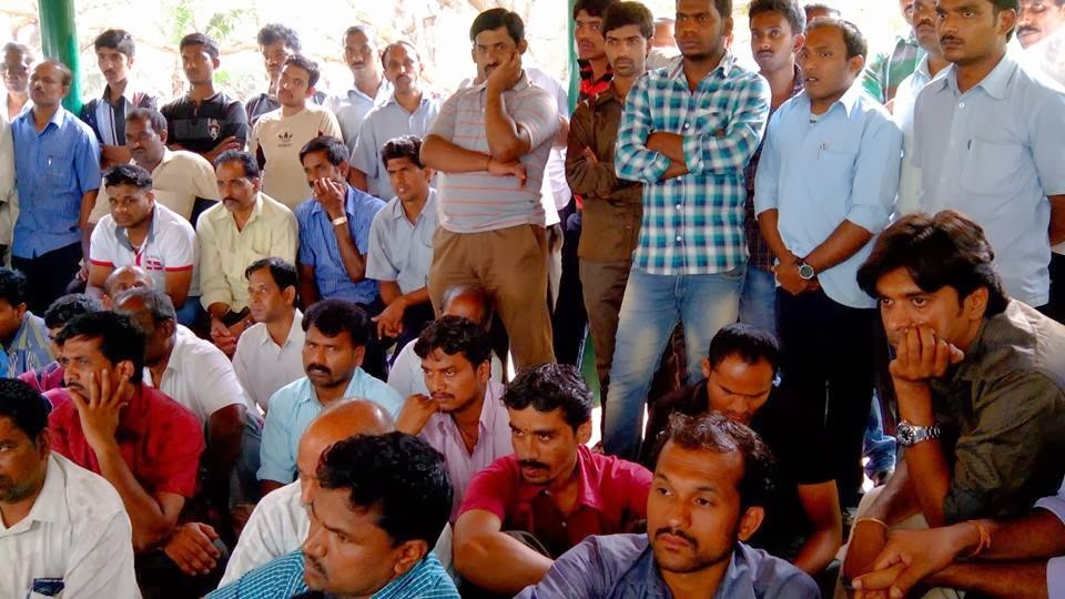 CPIML Karnataka: Stumpp, Schuele & Somappa (SSS) workers on Strike ...