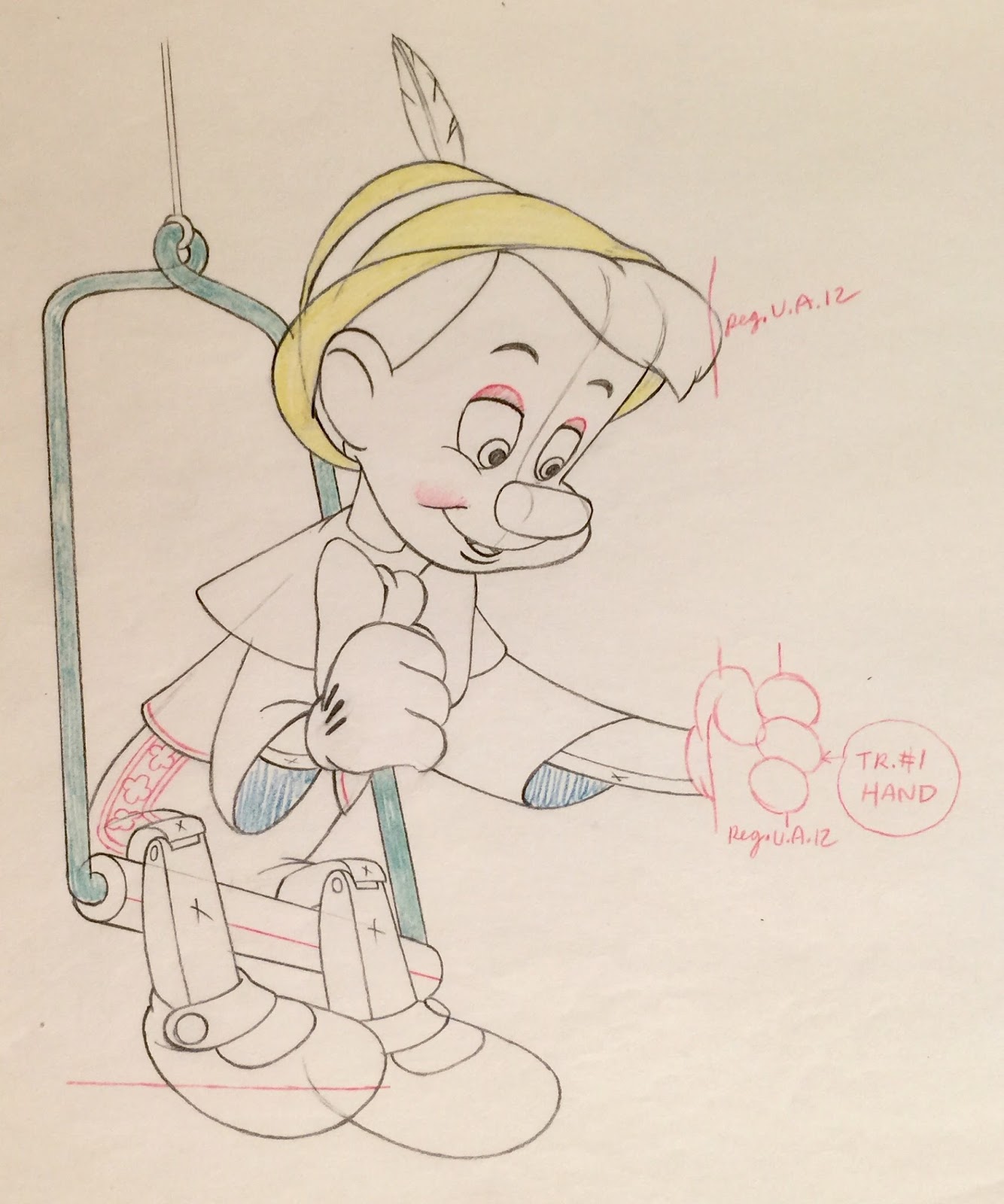 Animation Collection: Original Production Animation Drawing of ...