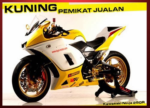 Modif Ninja 250fi Hitam | Wallpaper Modifikasi Motor