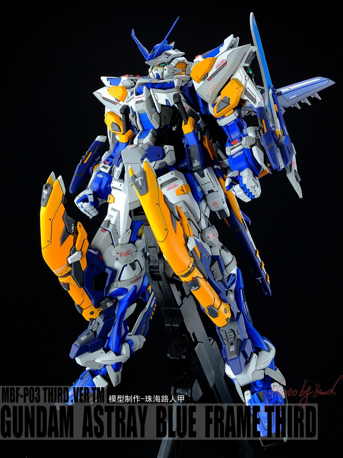 GUNDAM GUY: MG 1/100 Gundam Astray Blue Frame 3rd - Customized Build