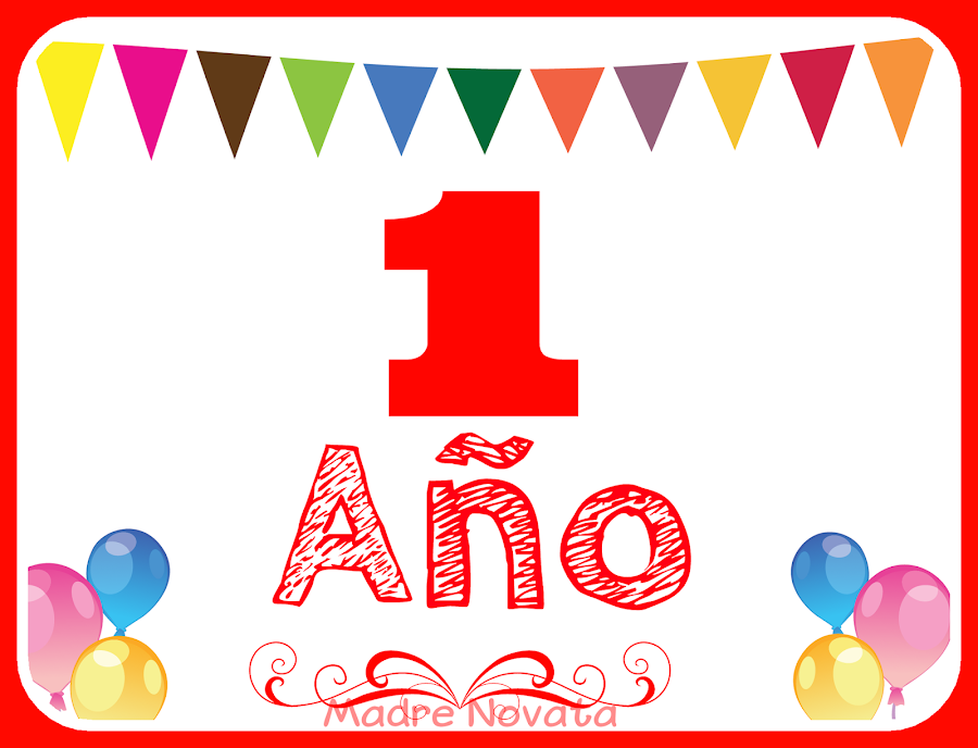 Feliz Primer Añito Hijo Mío - aviatorbaby
