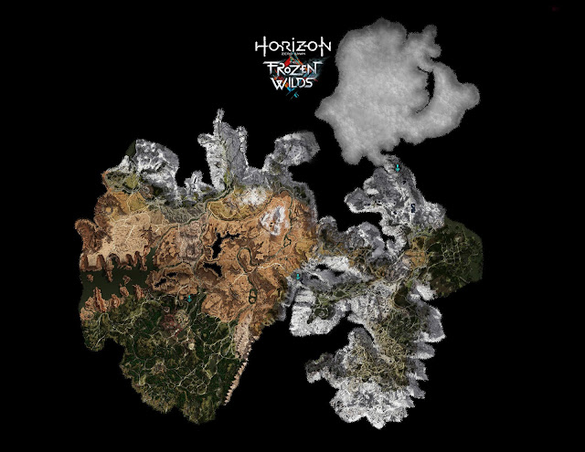 Horizon Zero Dawn (PS4): mapa original do jogo era muito maior que o ...