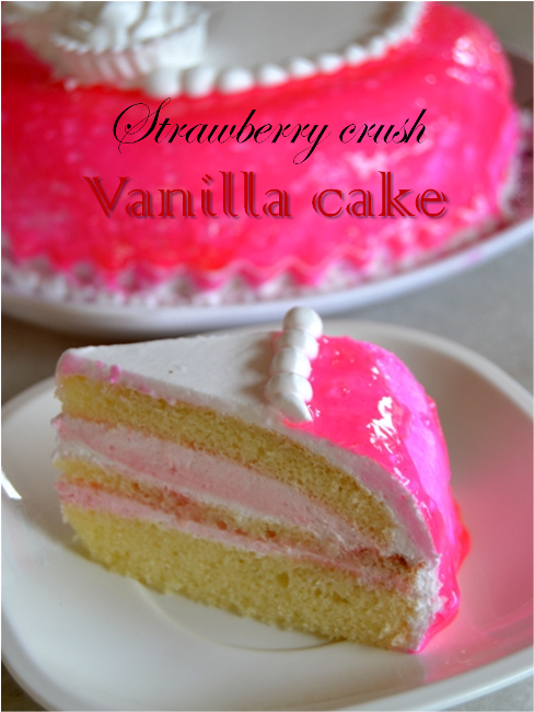 Vaniensamayalarai: Strawberry fresh cream cake