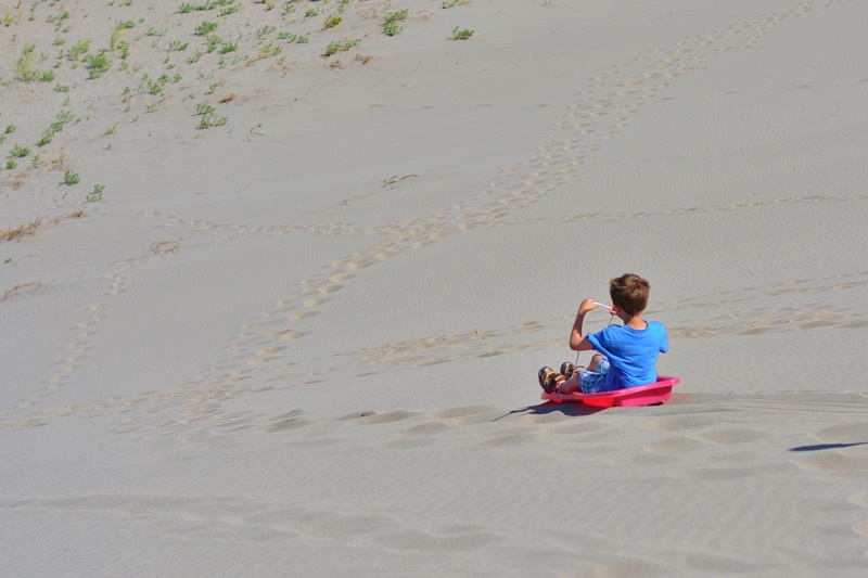 Life With 4 Boys: Sliding Down Sand at Bruneau Dunes State Park ...