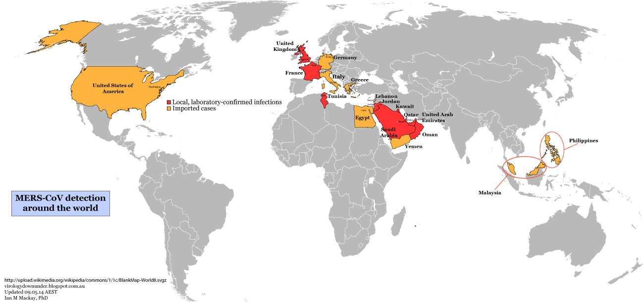 VDU's blog: Snapdate: MERS-CoV by date 20-Apr:08-May [UPDATED]