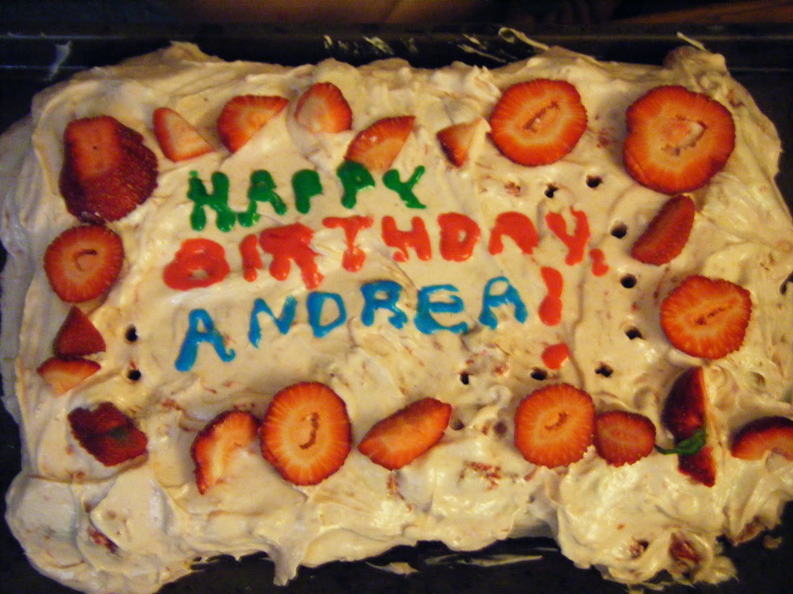 The Rhino in the Kitchen: The Cake Curse is Broken: Celebrating Andrea ...