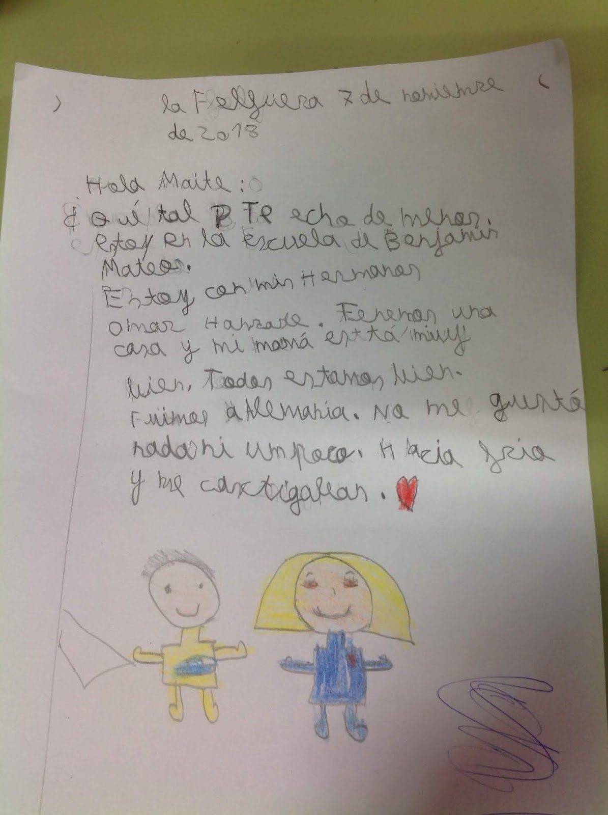Carta A Mi Profesora De Primaria - Gráfico de Noticias