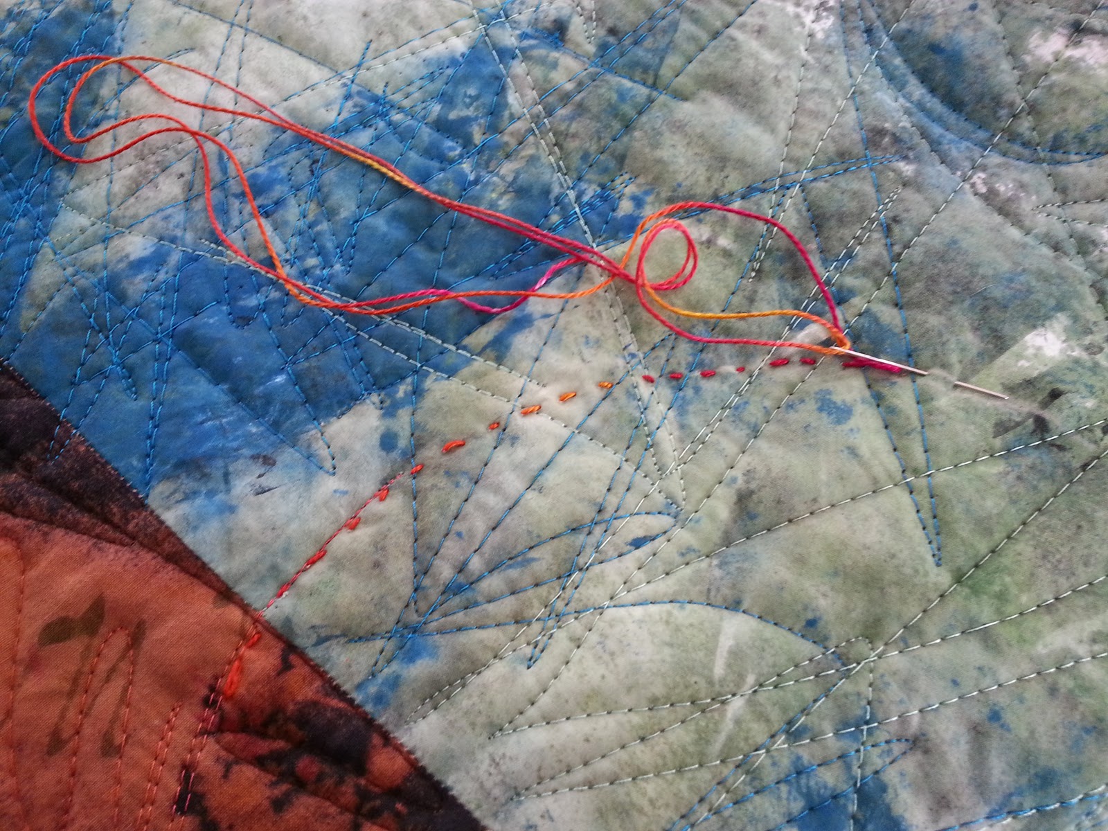 Pieces and Resistance: Thick Thread for Thin Line