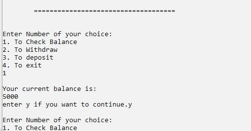 Simple Atm Machine Codding In C 