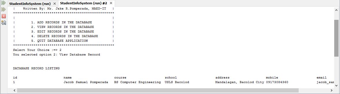 Free Programming Source Codes and Computer Programming Tutorials: Student Information System in ...