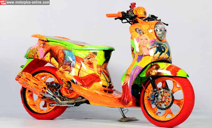 5 Modifikasi Motor Mio Yang Paling Di Gandrumi Anak Muda Masa Kini ...