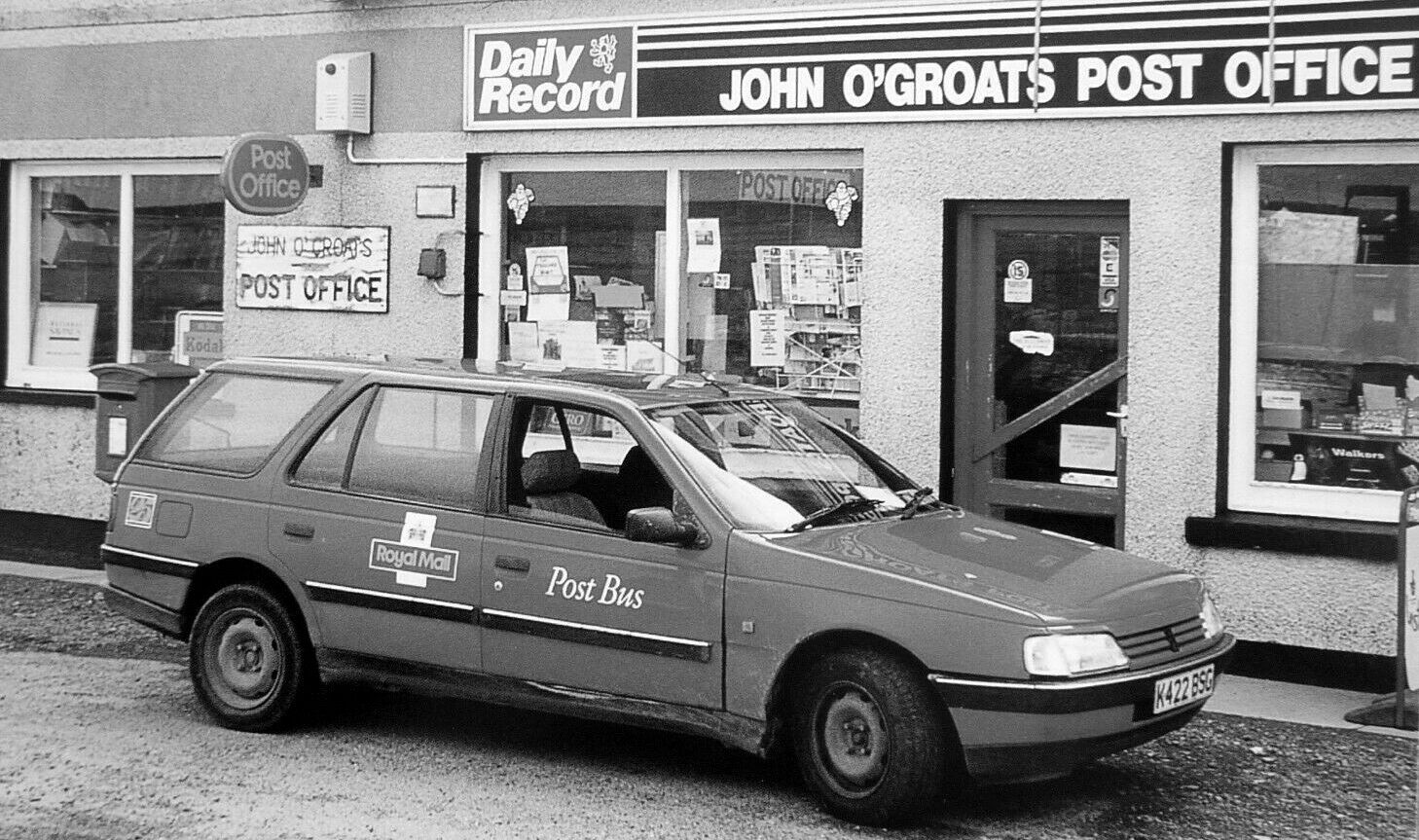 Tour Scotland: Old Photograph Post Office John o' Groats Scotland