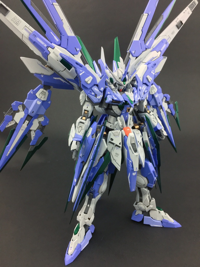 Custom Build: MG 1/100 Gundam 00 Amazing QAN [T] [GBWC 2017]