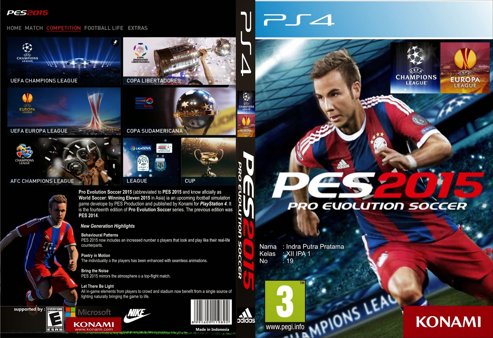 COVER CD PES 2015 VERSI MY BLOG | indra.blog