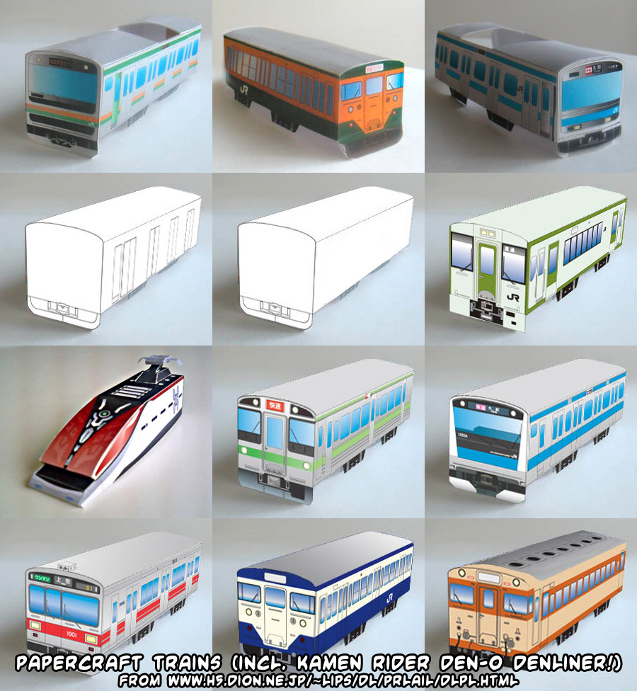 Ninjatoes Papercraft Weblog Papercraft E230 And E231 Series Trains ...