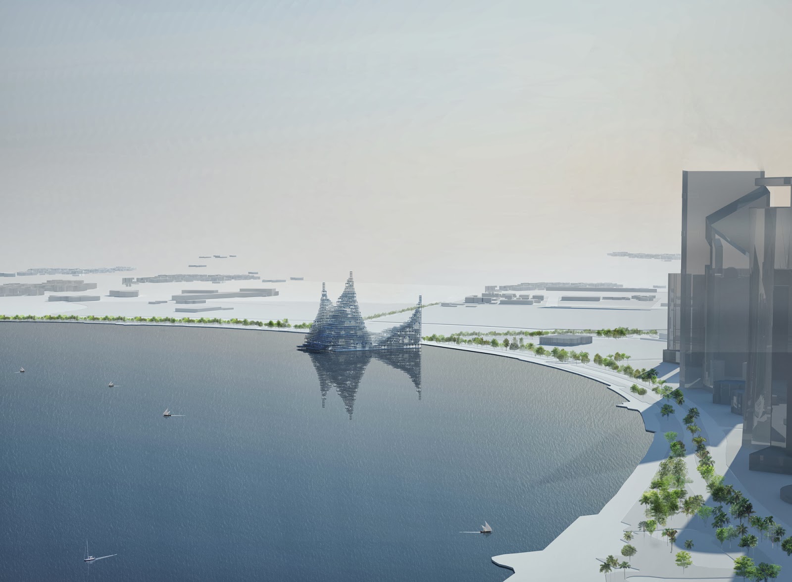 VOID MATTERS: Sou Fujimoto reveals part of a masterplan for Middle East