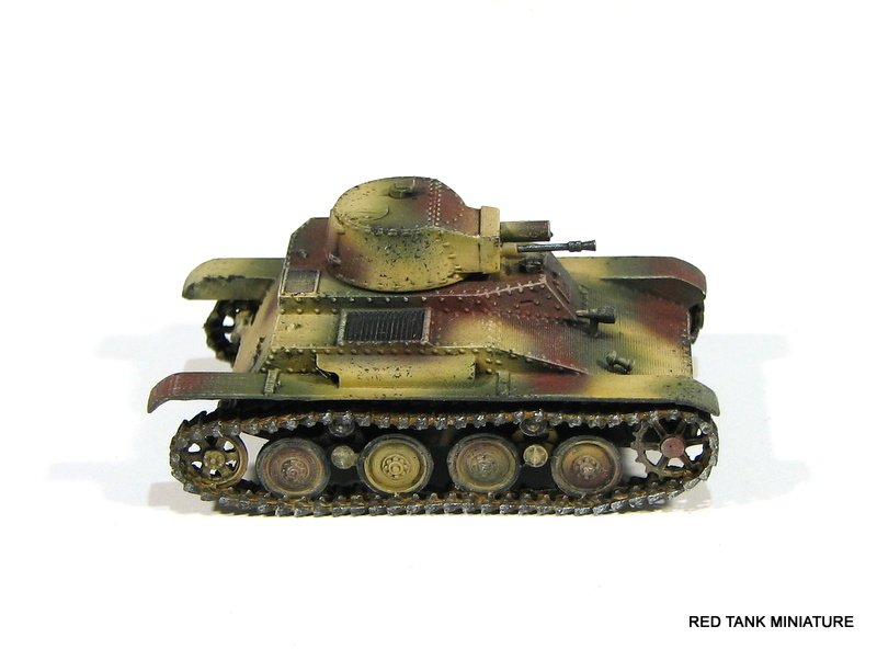 Gulumik Military Models: 4TP 1/72 RED TANK MINIATURE