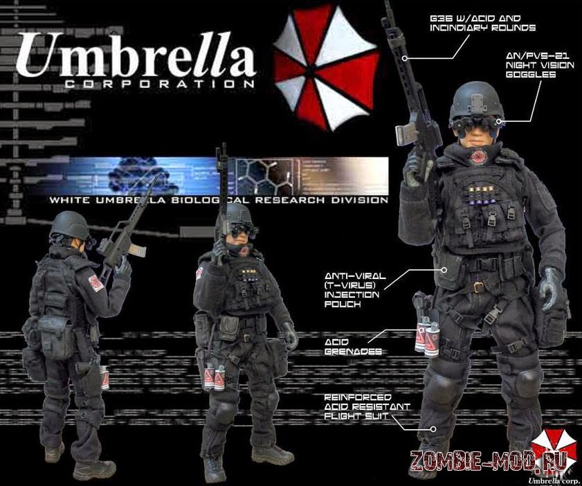 MikeLiveira's Space: Umbrella Corporation - Paramilitary units
