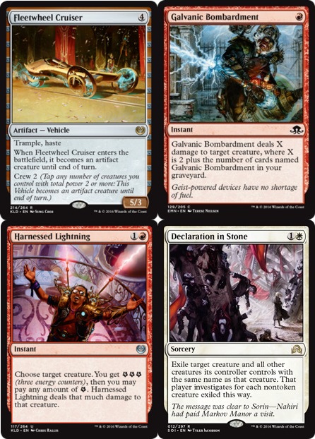 MTG Realm: Kaladesh WR Vehicles