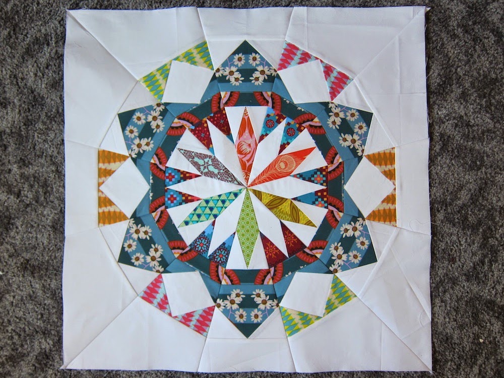 from blank pages...: Celestial Star QAL: JOIN WEDGES & CREATE A QUILT BLOCK
