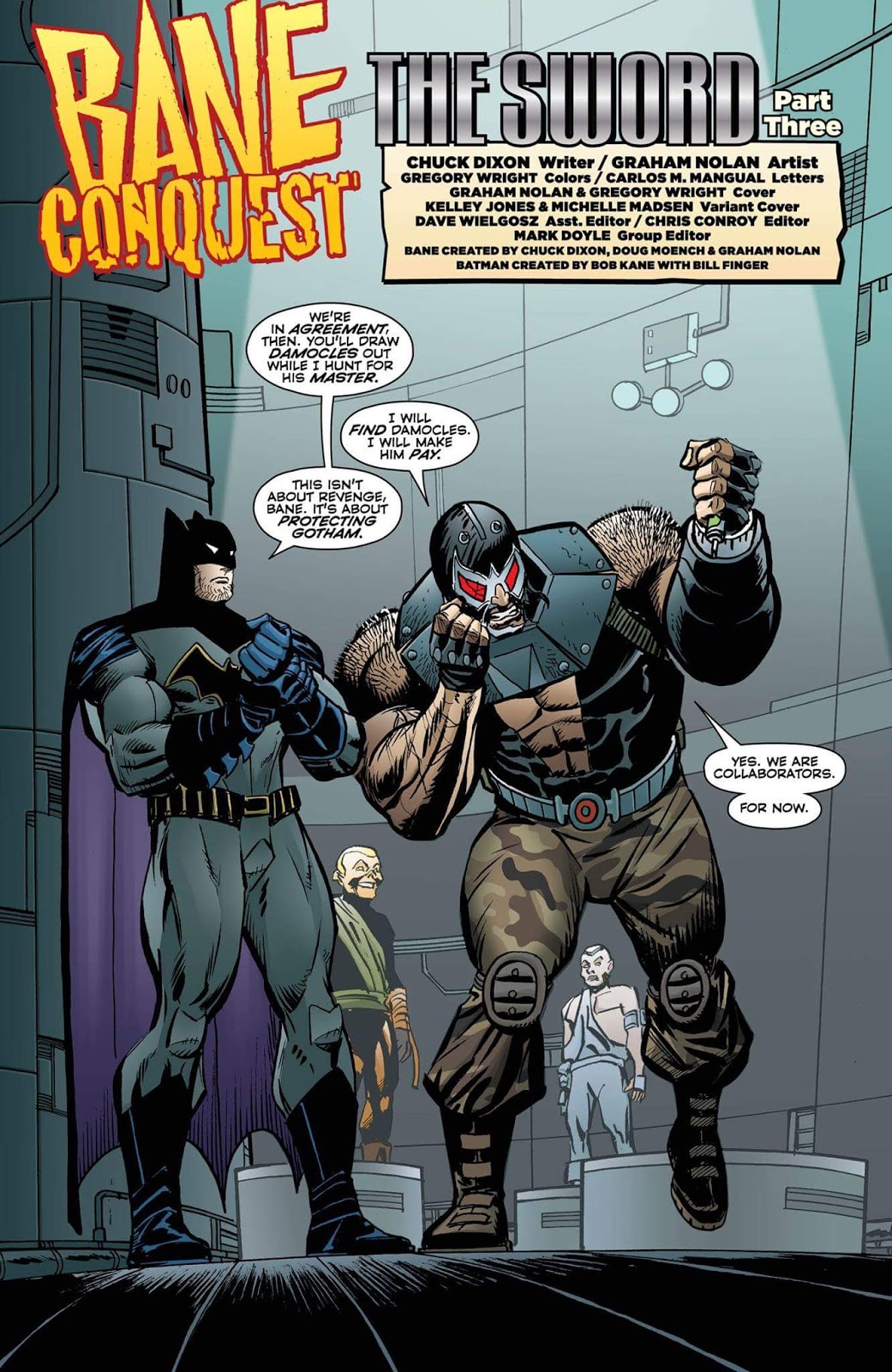 The Geektified Blog: Comic Book Review: Bane:Conquest #3, "The Sword, Pt.3"