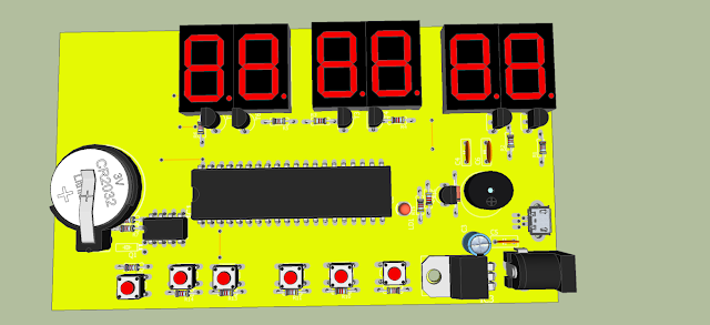 RELOJ DIGITAL EN TIEMPO REAL CON ALARMA ~ Hobbitronix