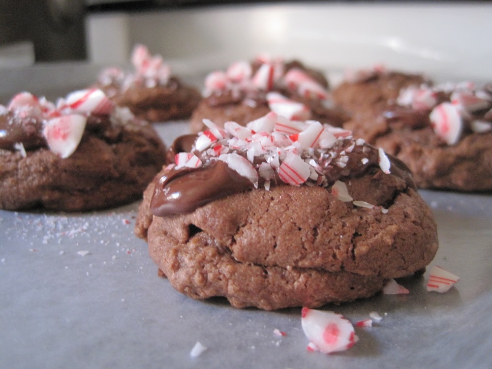 Adventures With My Oven: Double Chocolate Peppermint Crunch Cookies